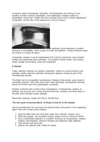 Bearing over greasing failures ] | PDF
