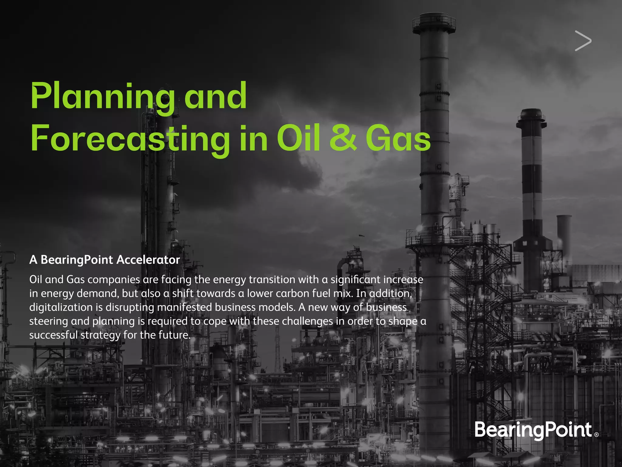 Planning and Forecasting in Oil & Gas | PDF