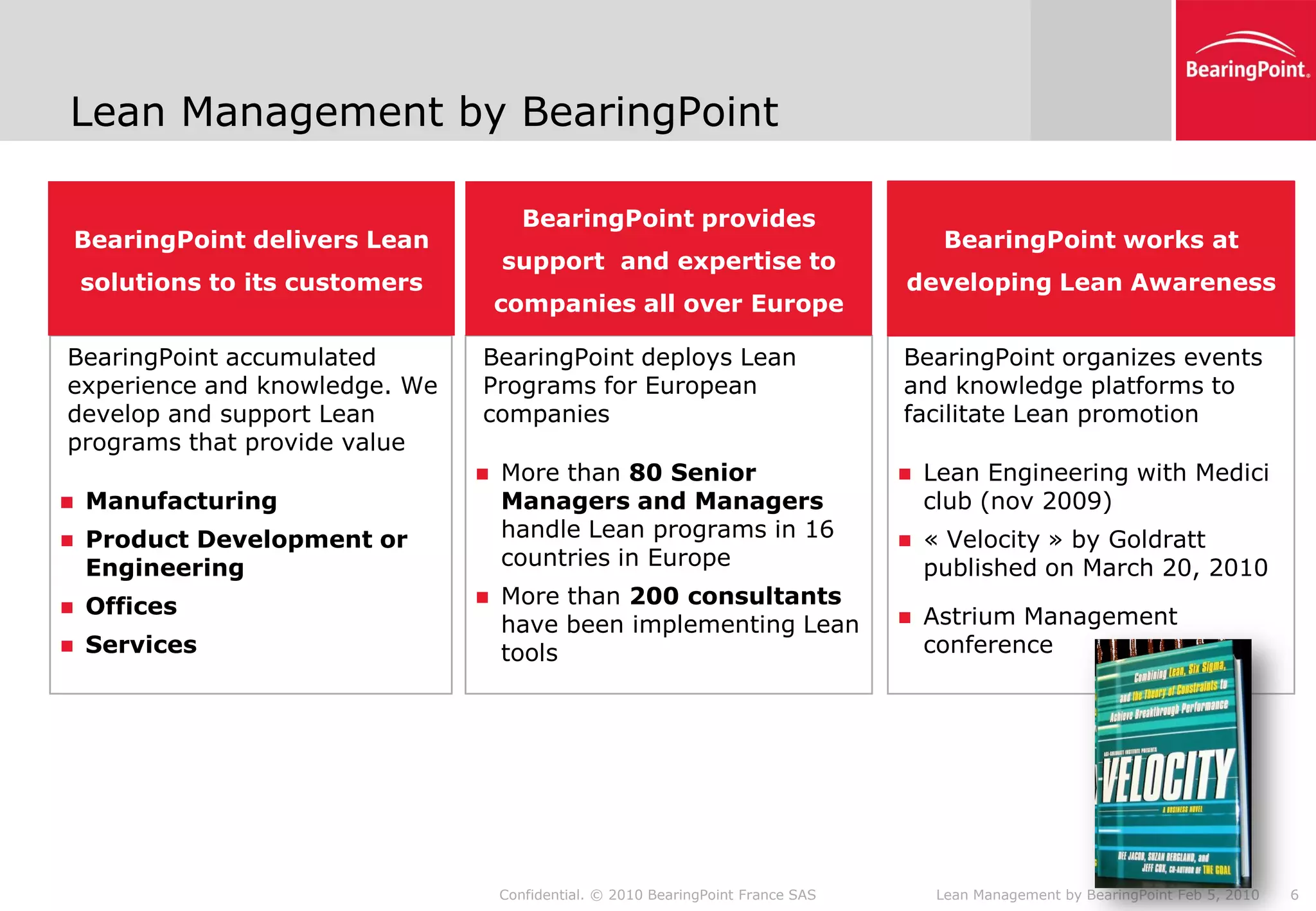 Lean Management by Bearing Point | PDF