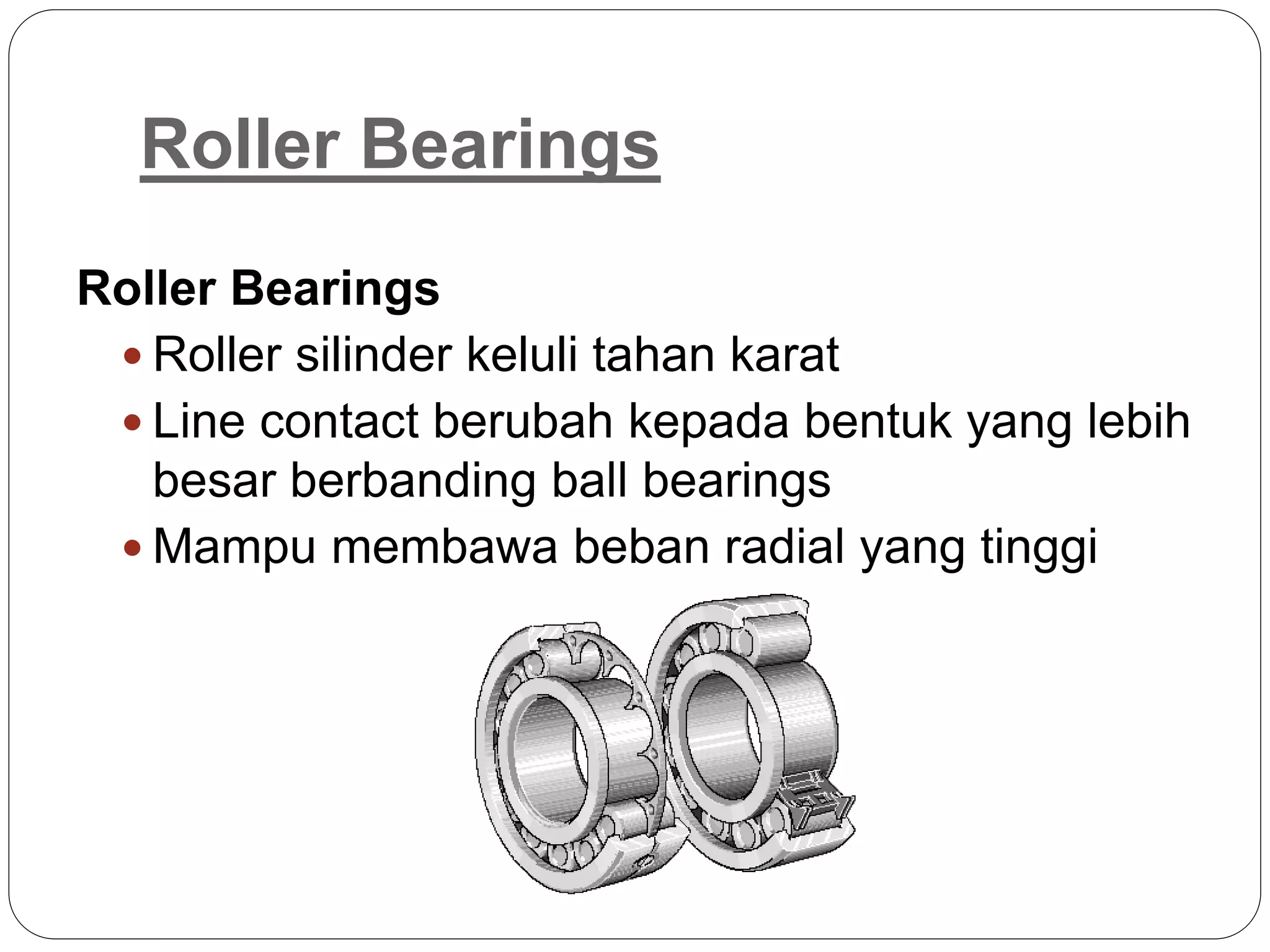 Bearing ppt (malay) | PPTX