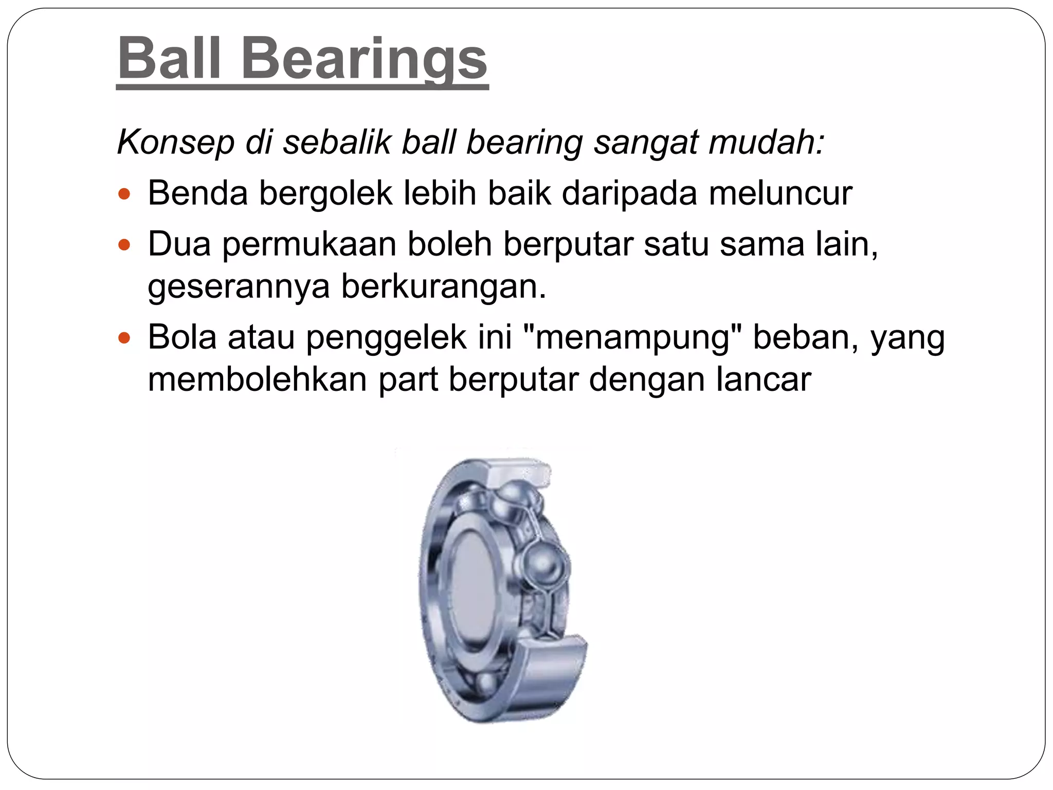 Bearing ppt (malay) | PPTX