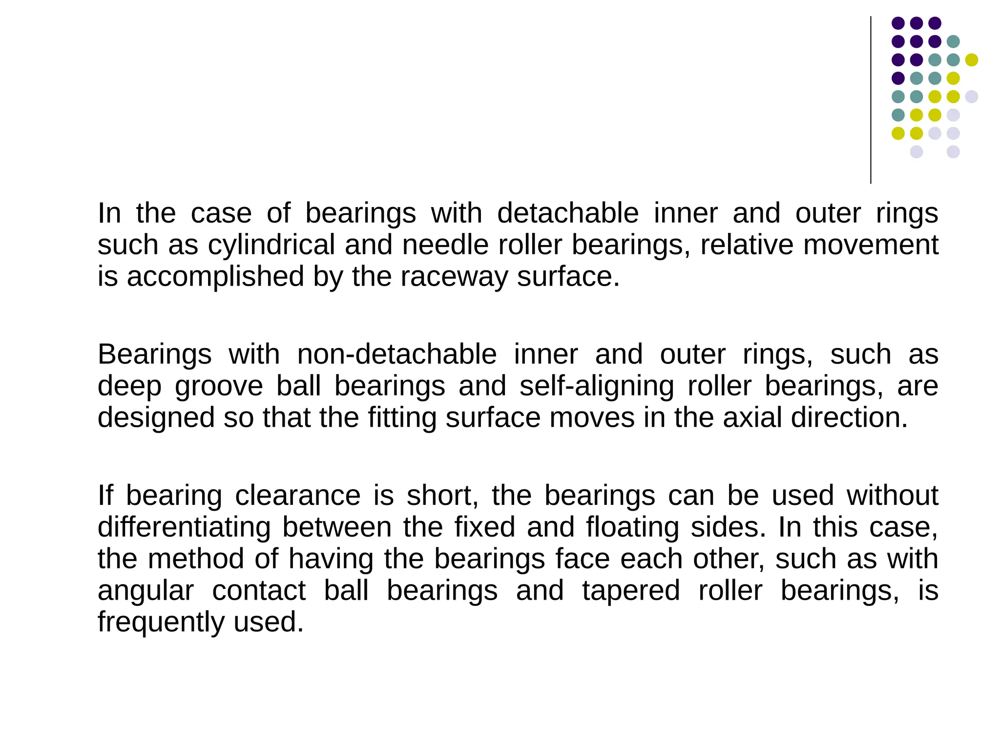 Bearing types, uses & applications PPt.pdf