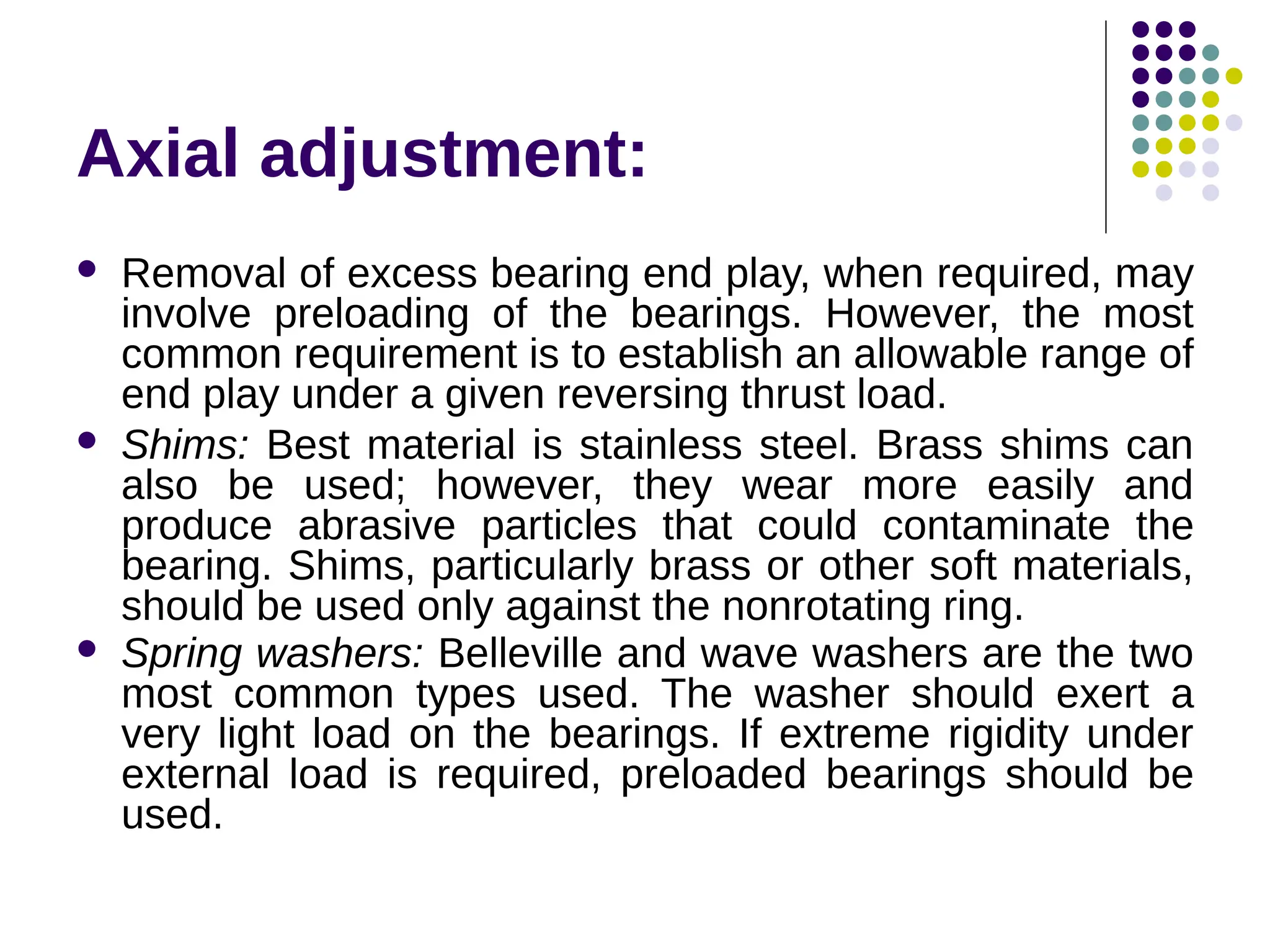 Bearing types, uses & applications PPt.pdf