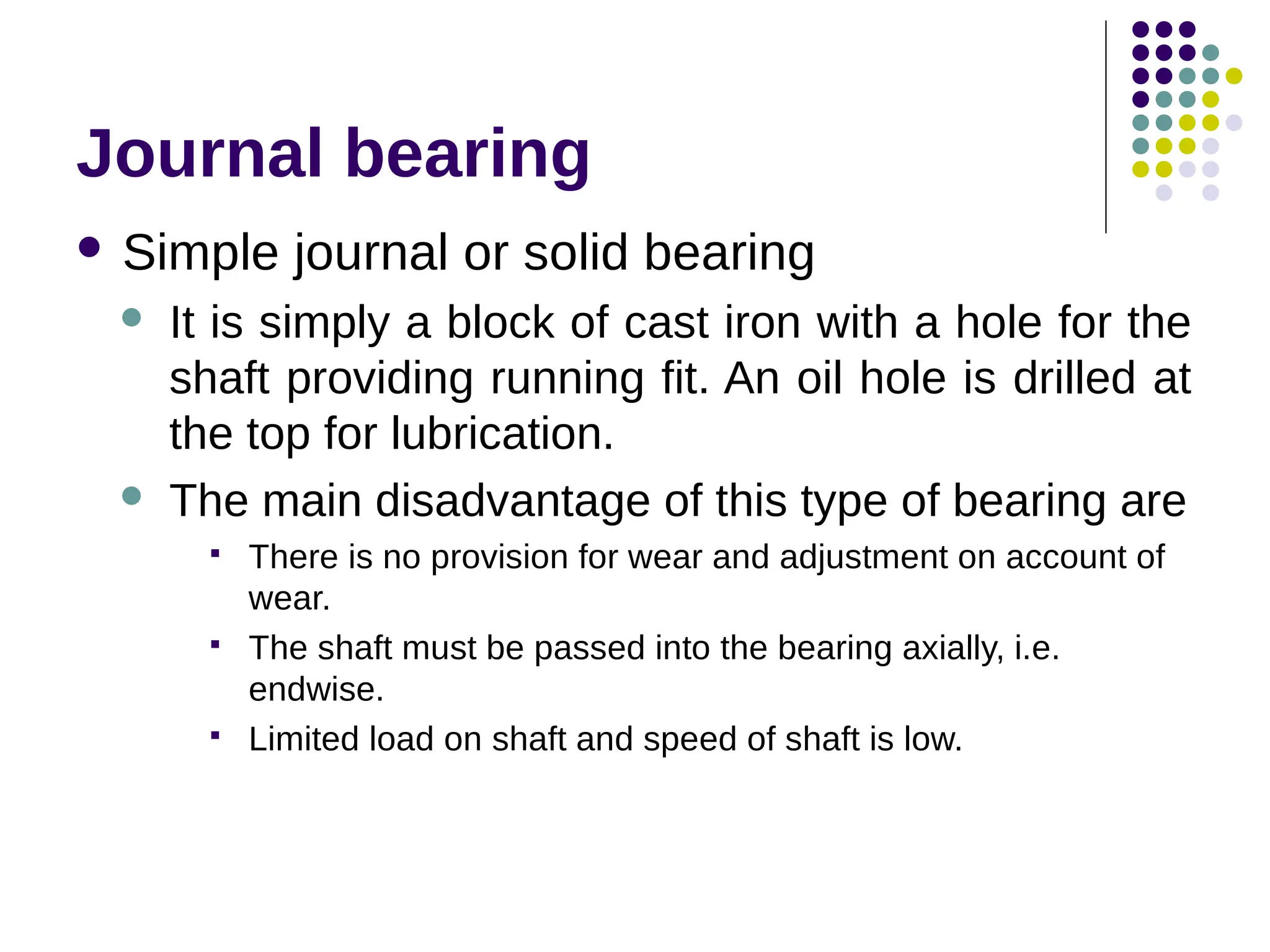 Bearing types, uses & applications PPt.pdf