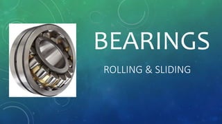 Bearing _Rolling and sliding | PPTX
