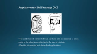 Classification of Bearings | PPTX