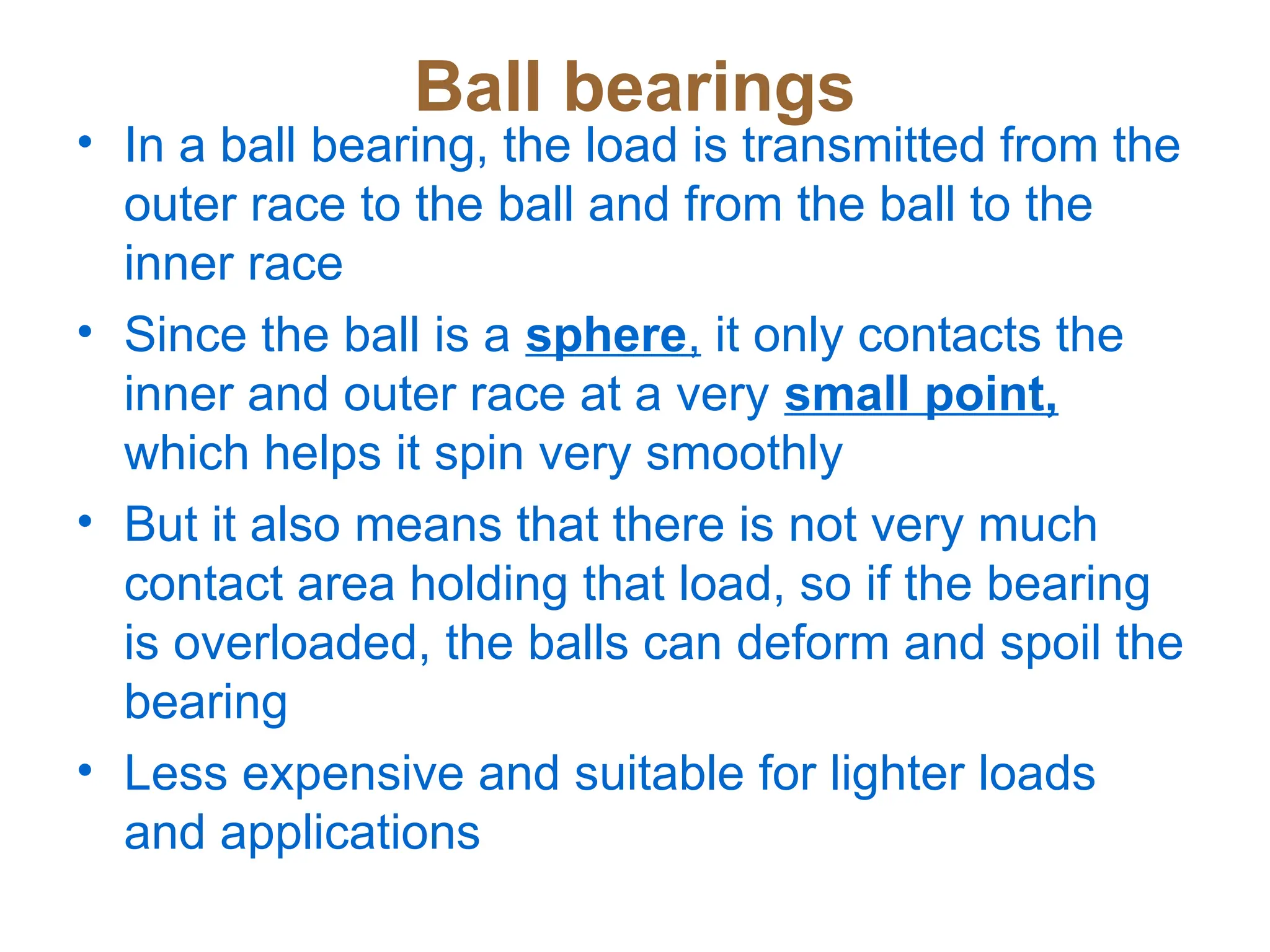The Fundamentals of Bearing (Types, Loads, Classification) | PPT