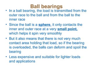 The Fundamentals of Bearing (Types, Loads, Classification) | PPT