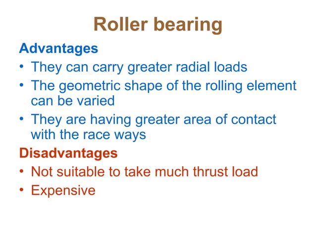 The Fundamentals of Bearing (Types, Loads, Classification) | PPT
