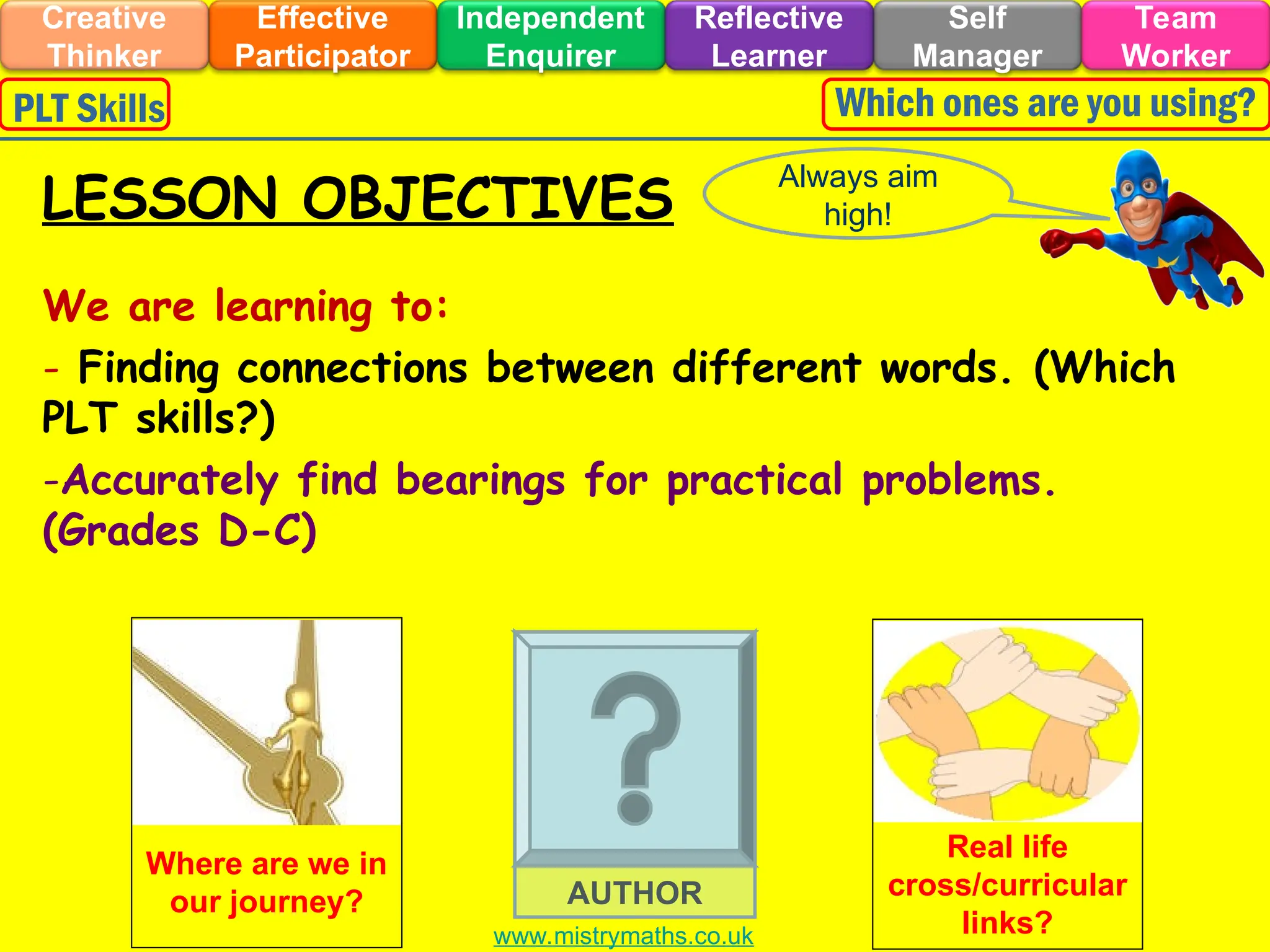Bearings in Mathematics, Where and how to use | PPT