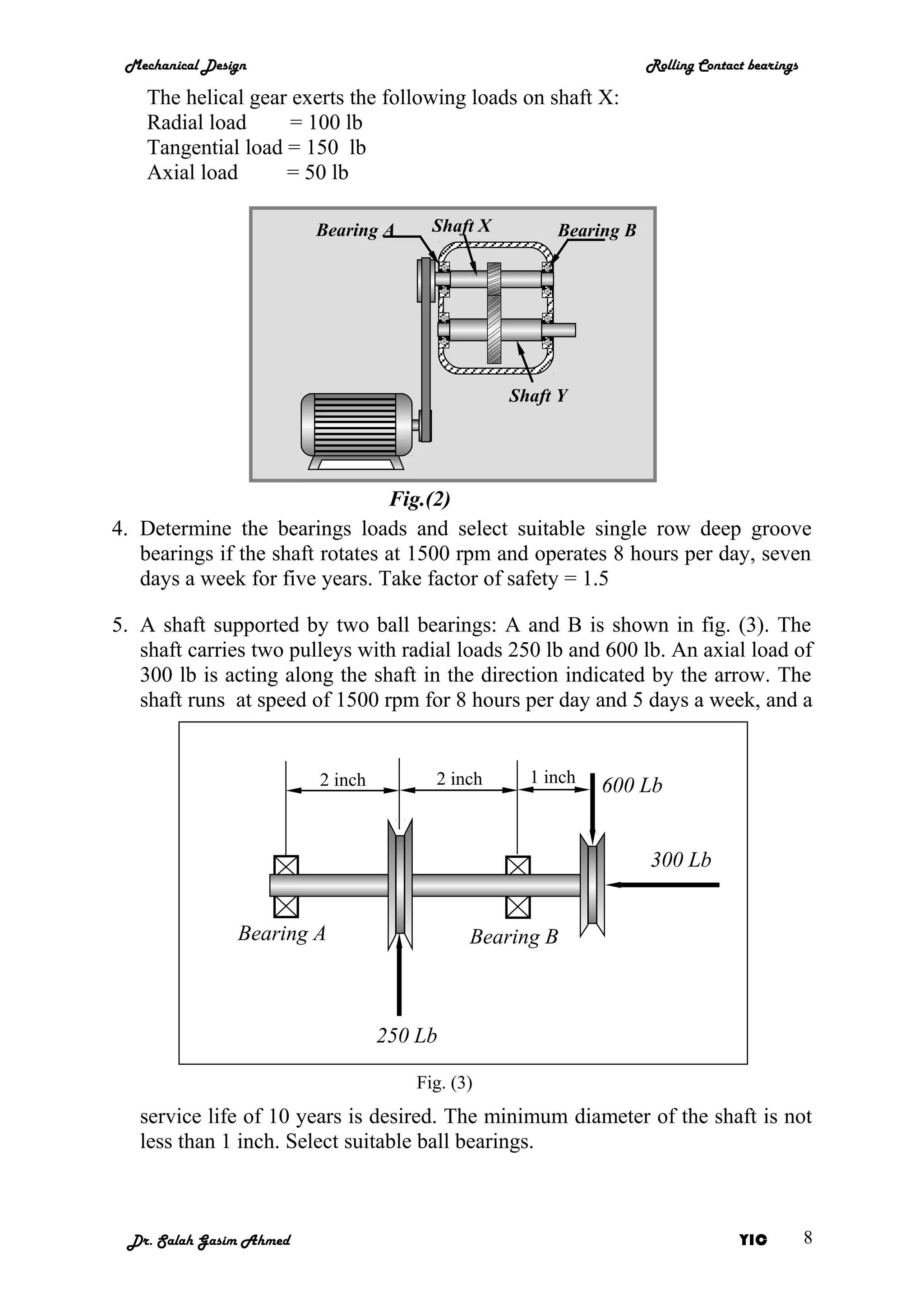 MET 304 Bearings notes | DOC