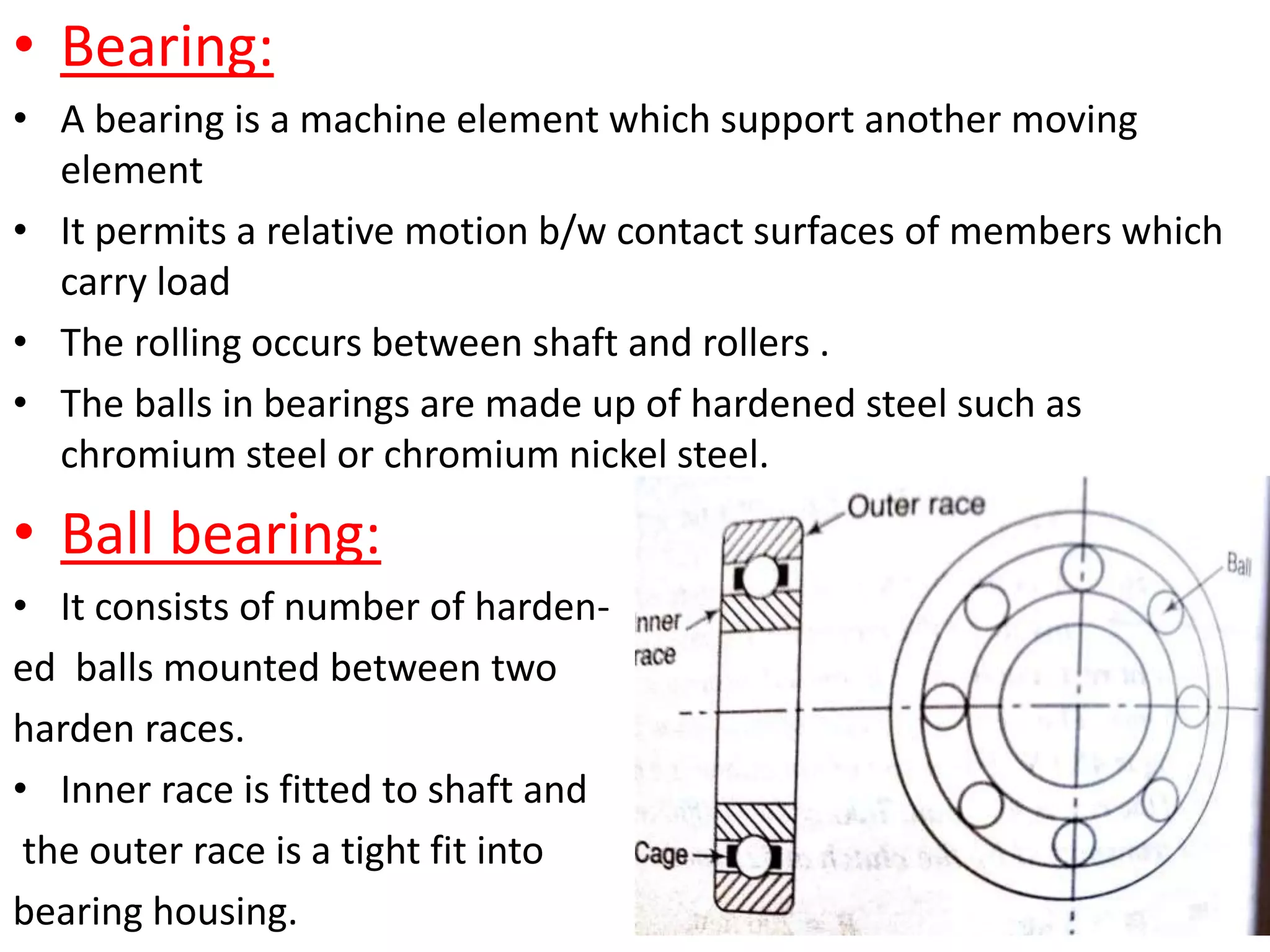 Bearings and clutches | PPTX