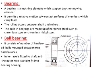 Bearings and clutches | PPTX