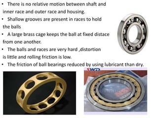 Bearings and clutches | PPTX