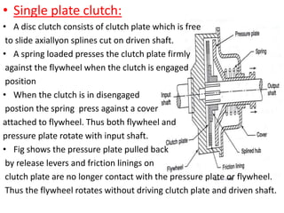 Bearings and clutches | PPTX