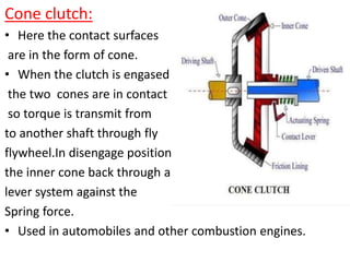 Bearings and clutches | PPTX