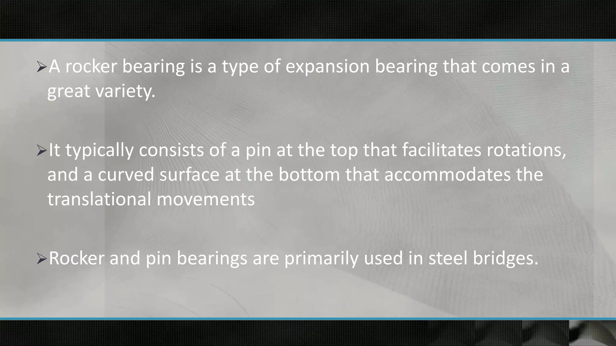 Bearings in bridges | PPTX