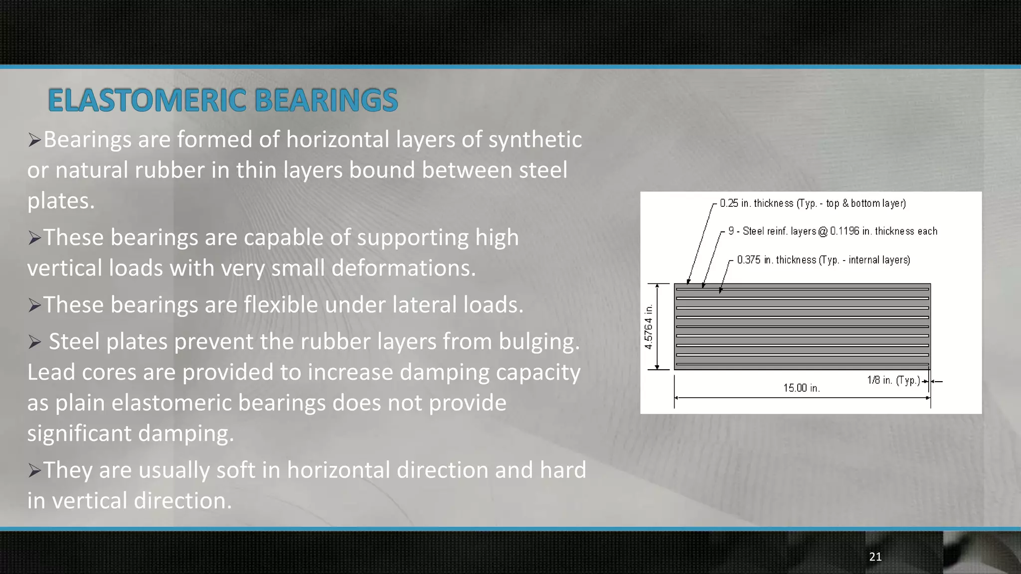 Bearings in bridges | PPTX