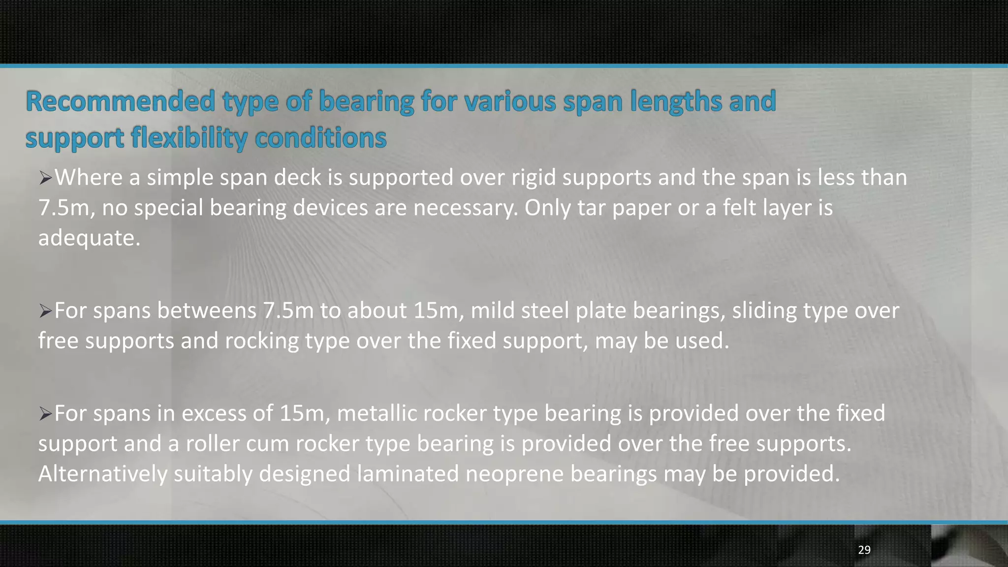 Bearings in bridges | PPTX