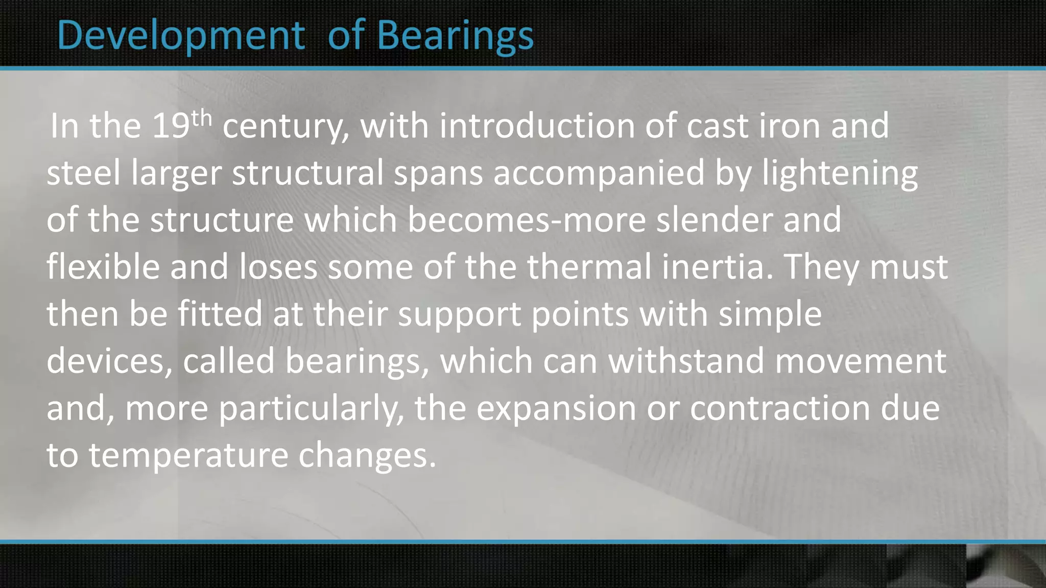 Bearings in bridges | PPTX