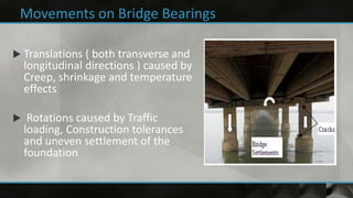 Bearings in bridges | PPTX | Civil Engineering Industry | Industries