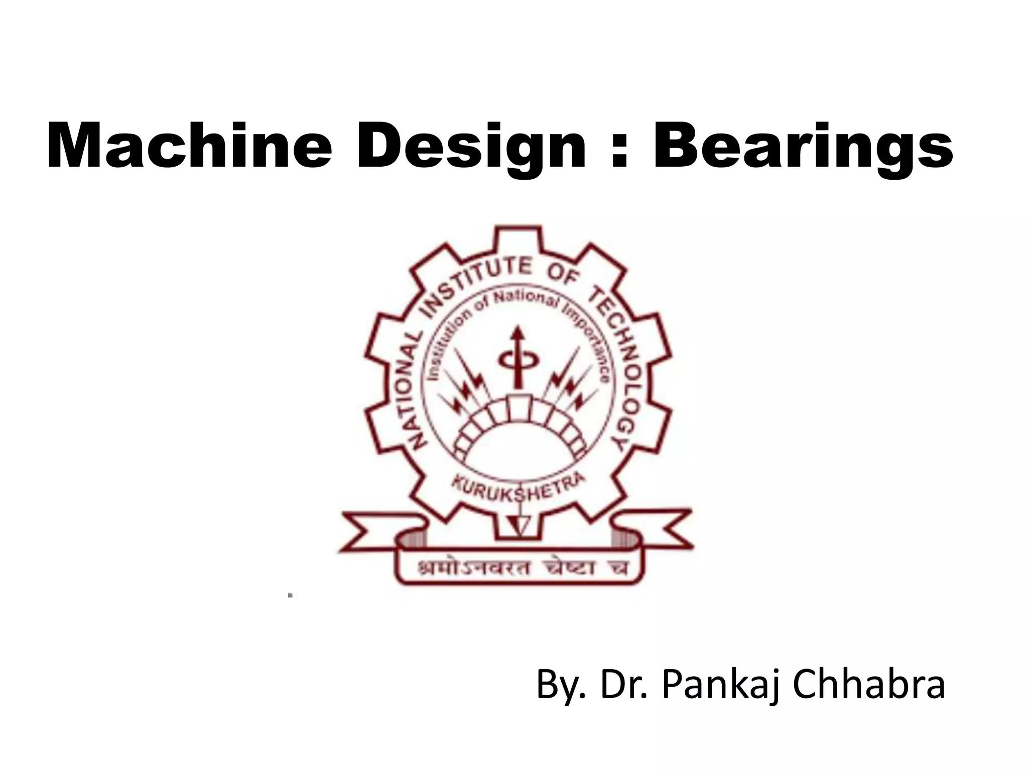 Bearings machine design.pptx