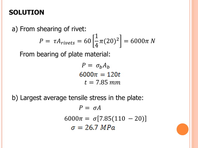 Bearing stress | PPTX