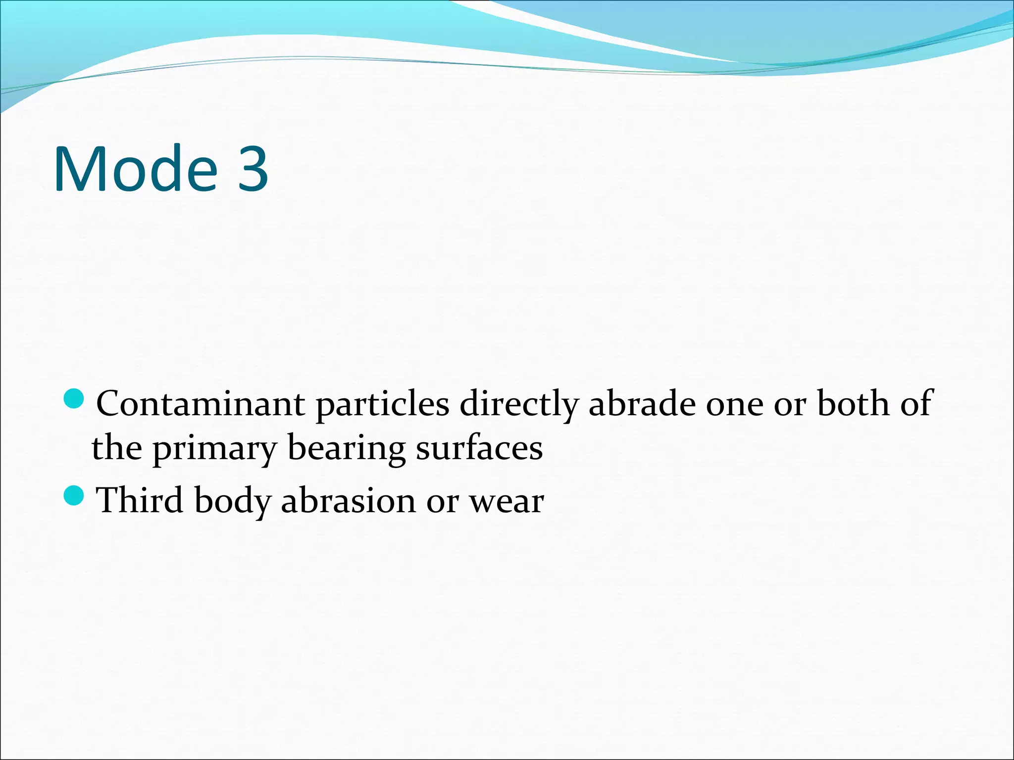 Bearing surfaces THR | PPT