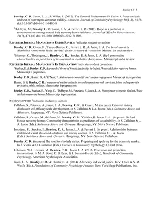 Christopher Beasley CV | PDF