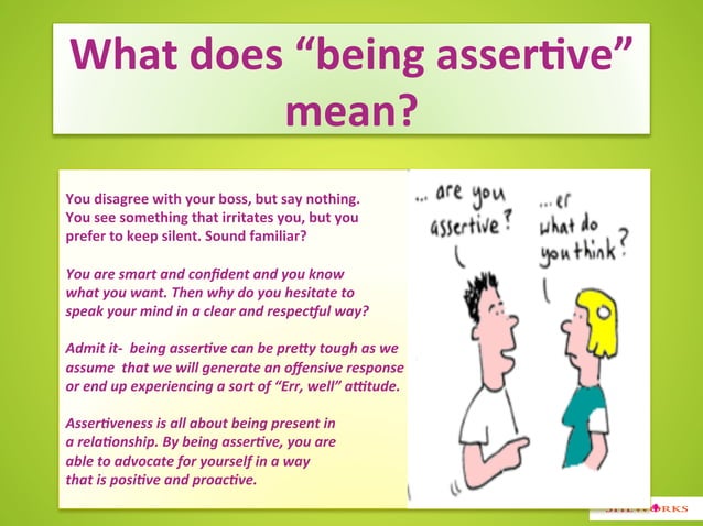 Be Assertive Be Confident | PPT