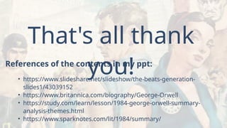 Beat-Generation-1984-by-George-Orwell.pptx