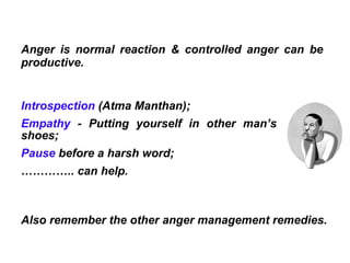 Anger Management | PPS | First Aid | Injuries