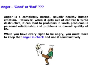 Anger Management | PPS | First Aid | Injuries