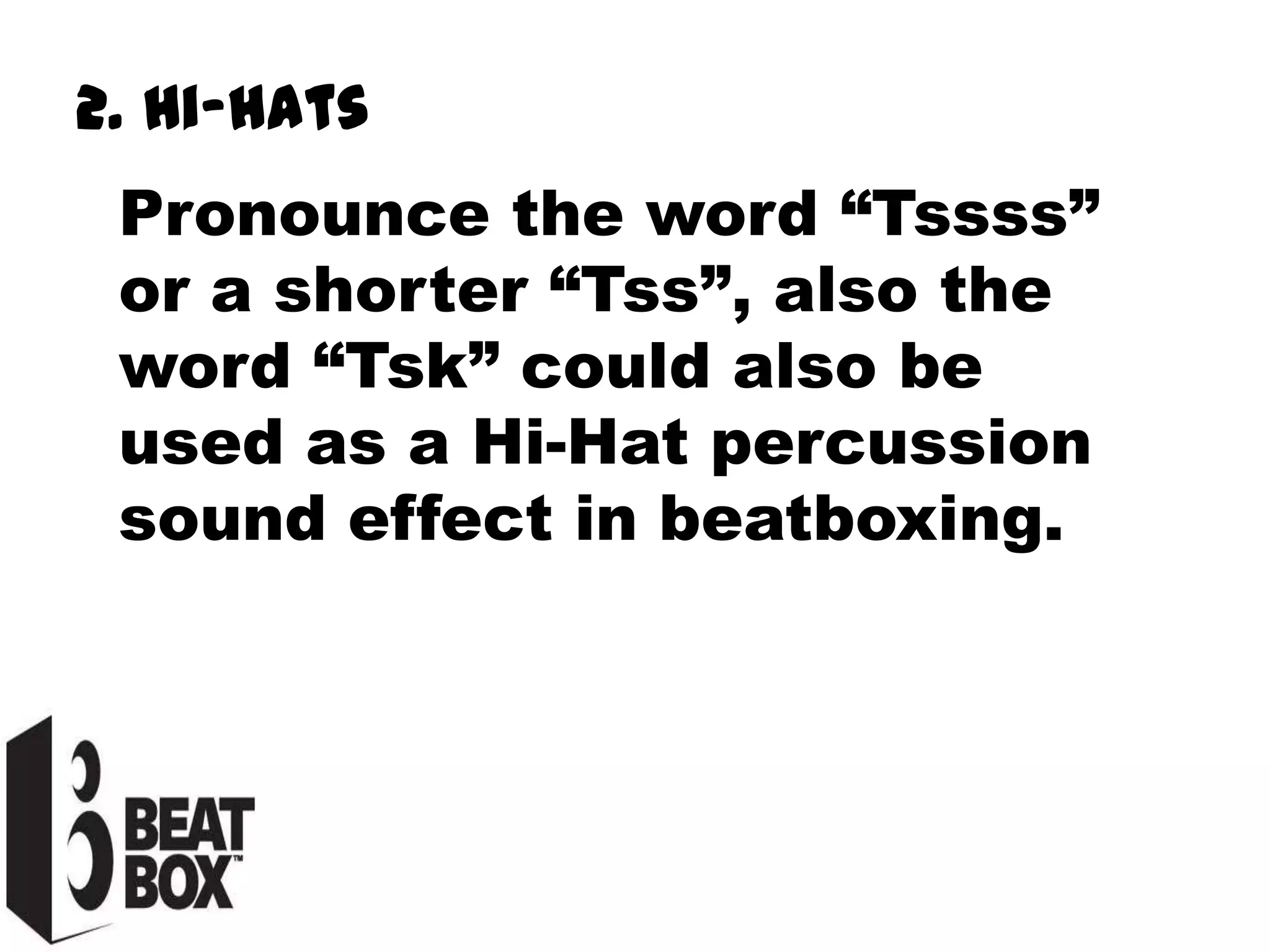 Beatbox presentation | PPTX