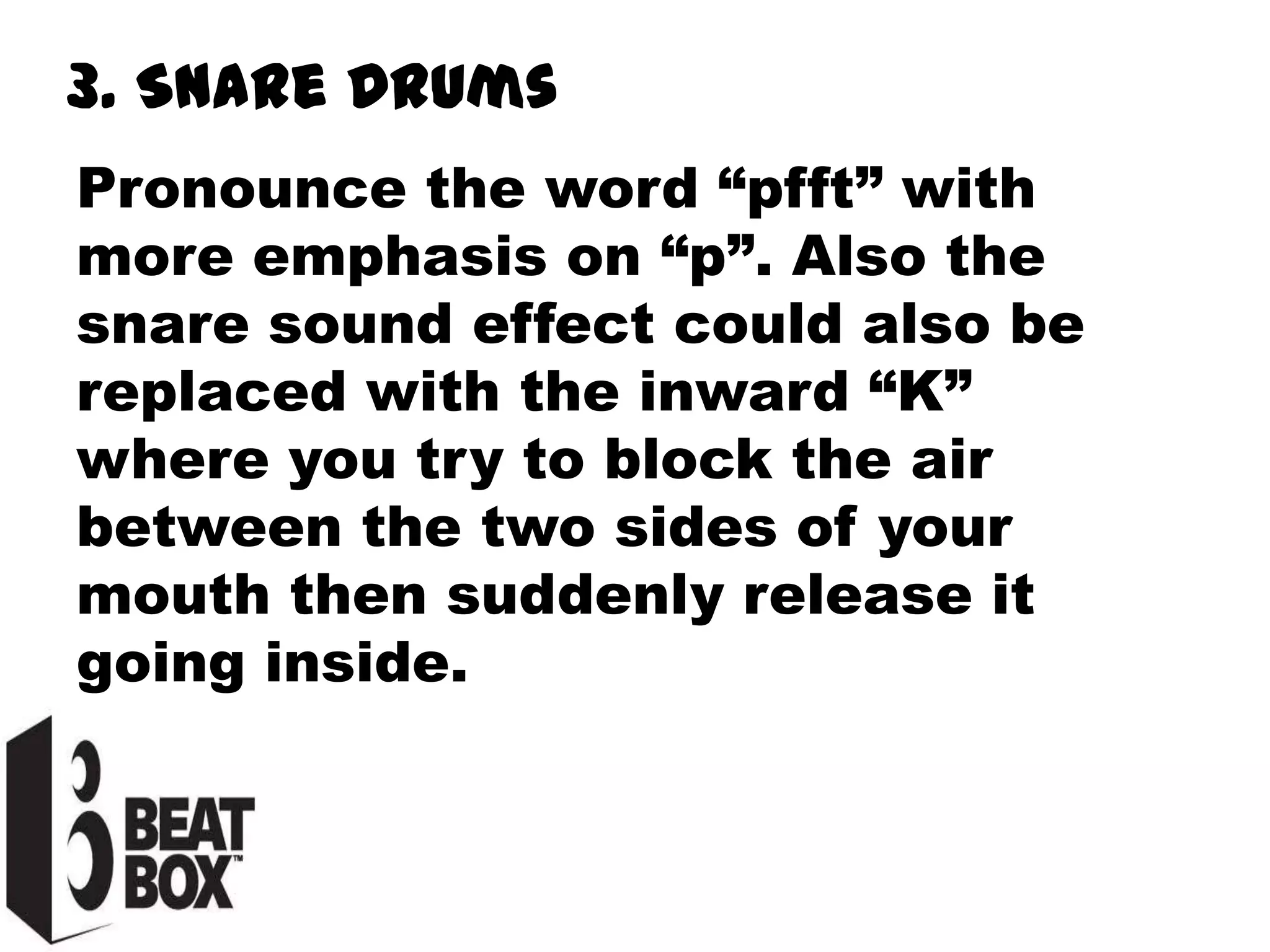 Beatbox presentation | PPTX