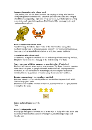 Squidiverse - Beat chart