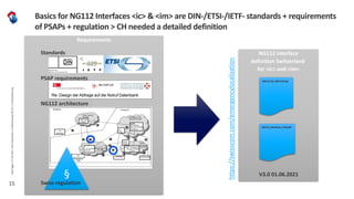 EENA 2021: Implementing Next Generation 112 (2/3) | PPT