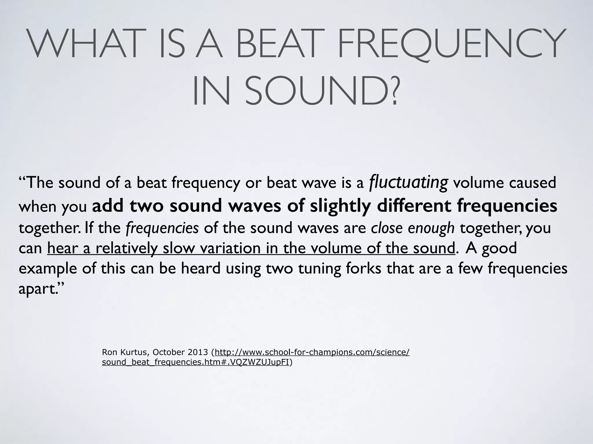 Beat Frequency LO 8 | PDF