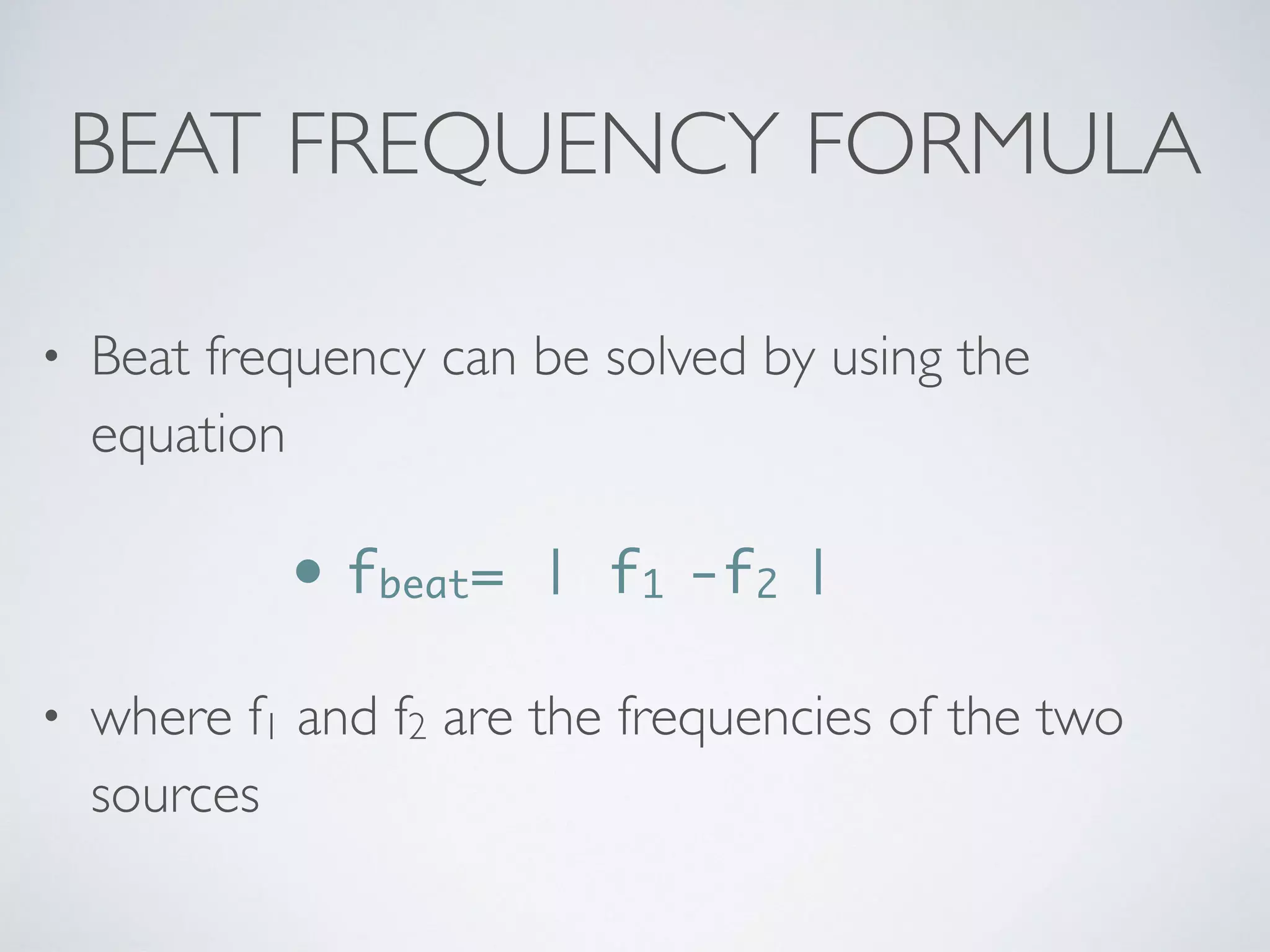 Beat Frequency LO 8 | PDF