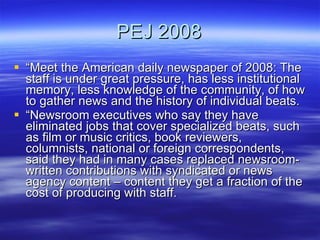 History of Beat Reporting | PPT