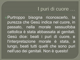 Beati i misericordiosi e i puri di cuore | PPT