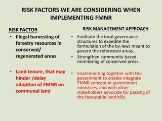 The Practical Aspects of Implementing FMNR: Scale Up at National and ...