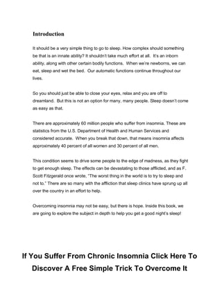 Beating insomnia | PDF | Sleep Disorders | Diseases and Conditions