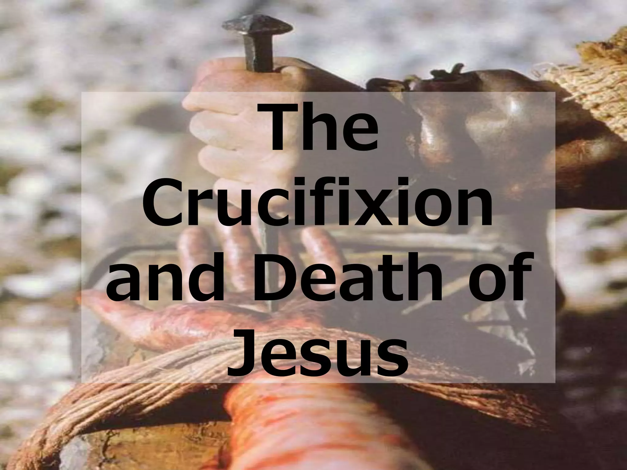 Beatings and Scourging of Jesus | PPTX