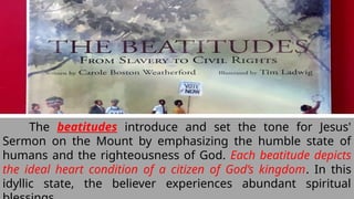 Beatitudes of the holy spirit re 112 ppt | PPTX