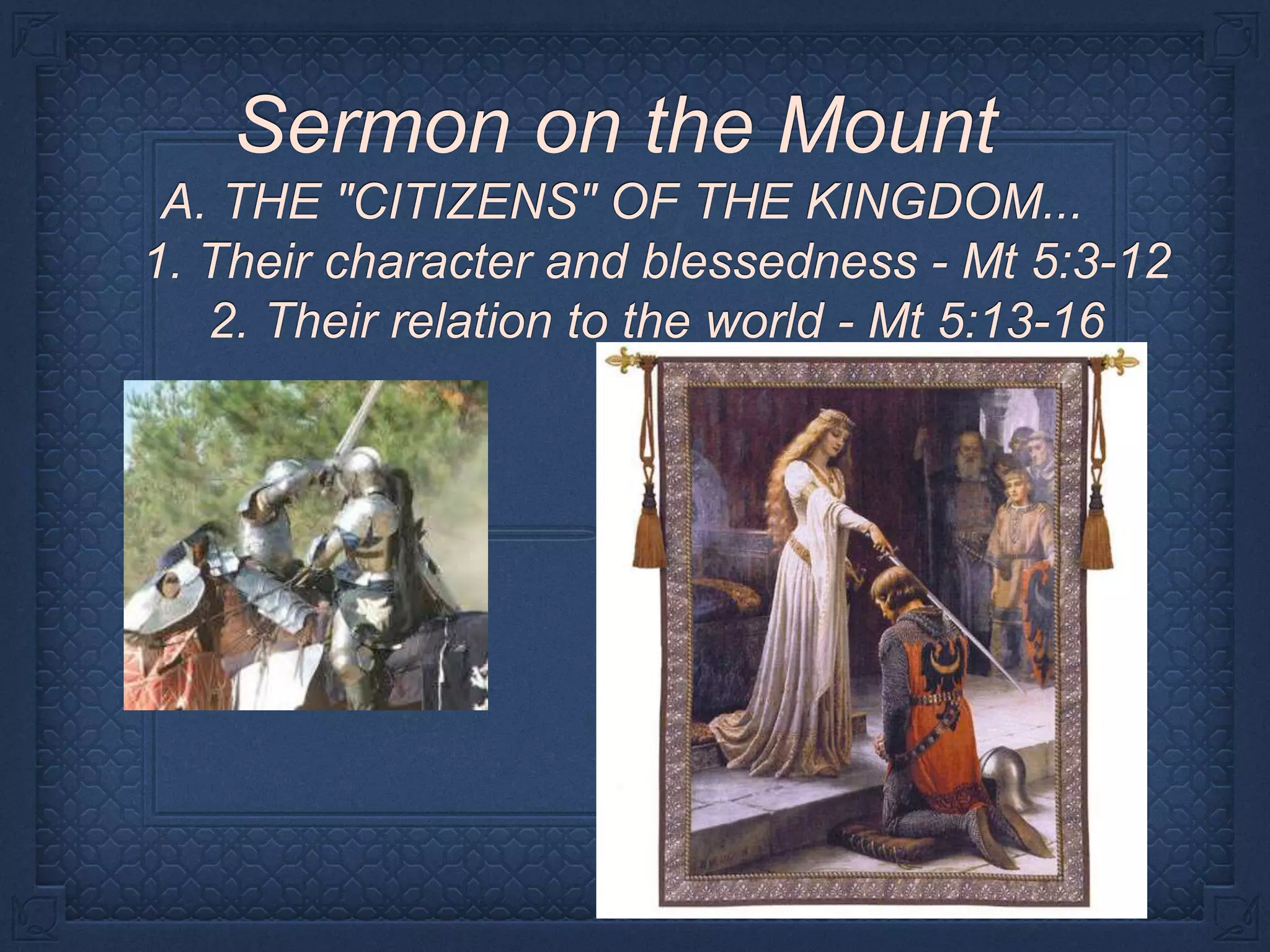 Beatitudes Sermon on Mount pp | PPT