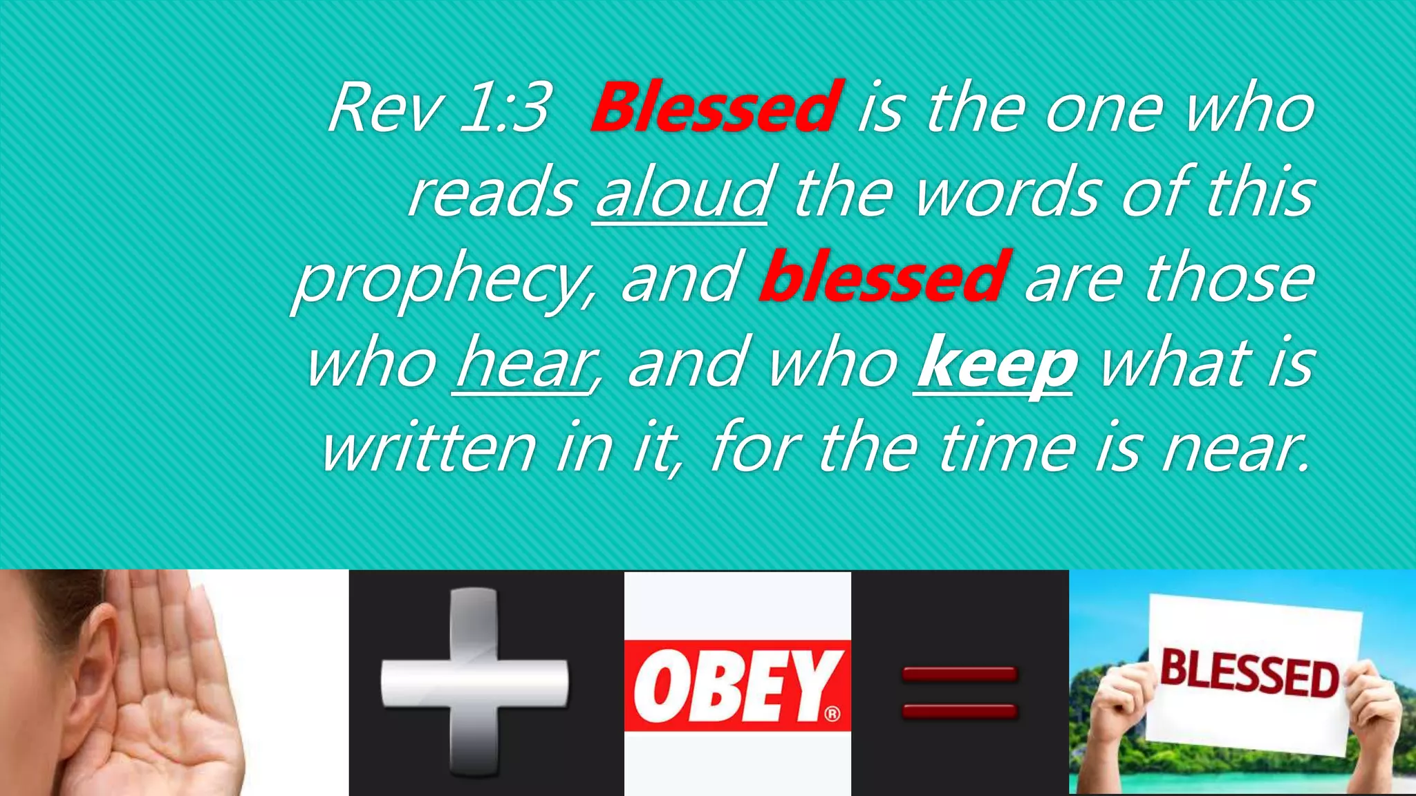 Eight Blessings from Jesus from Heaven! | PPTX | Christianity ...