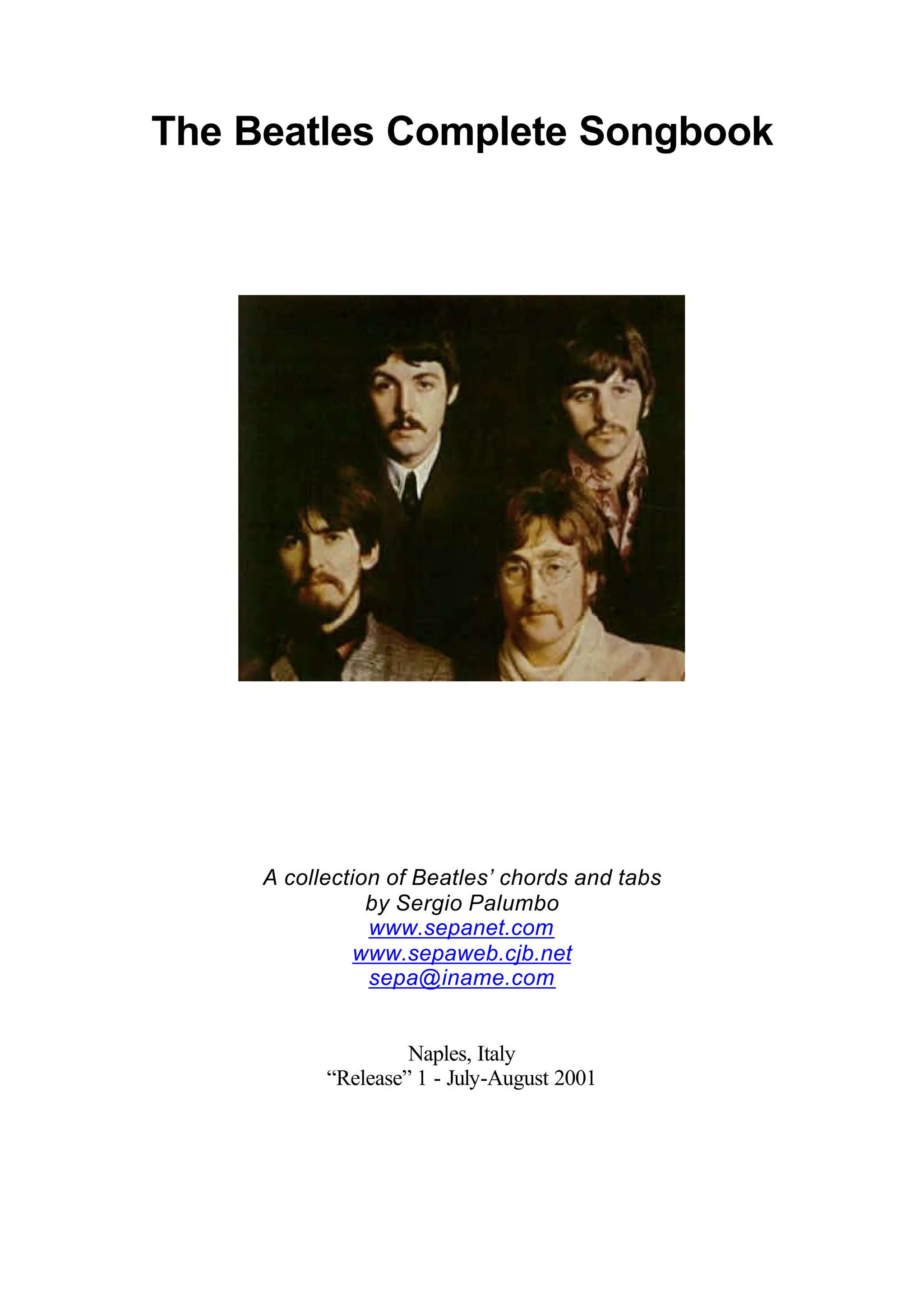 Beatles -the_complete_songbook | PDF