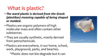 Beat plastic pollution-New 2018 | PPTX