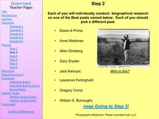 Beat Poet Webquest Pdf | PPT